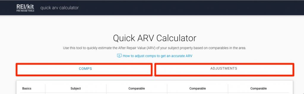 How to find ARV using the REI/kit ARV Calculator - Remote Fix and Flip