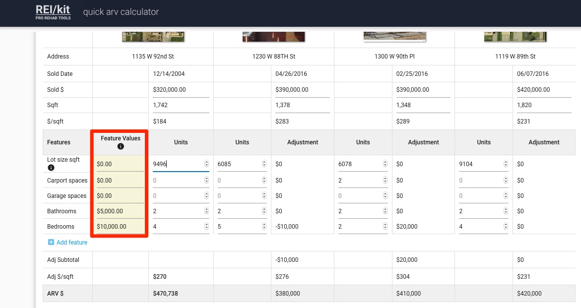 How to find ARV using the REI/kit ARV Calculator - Remote Fix and Flip